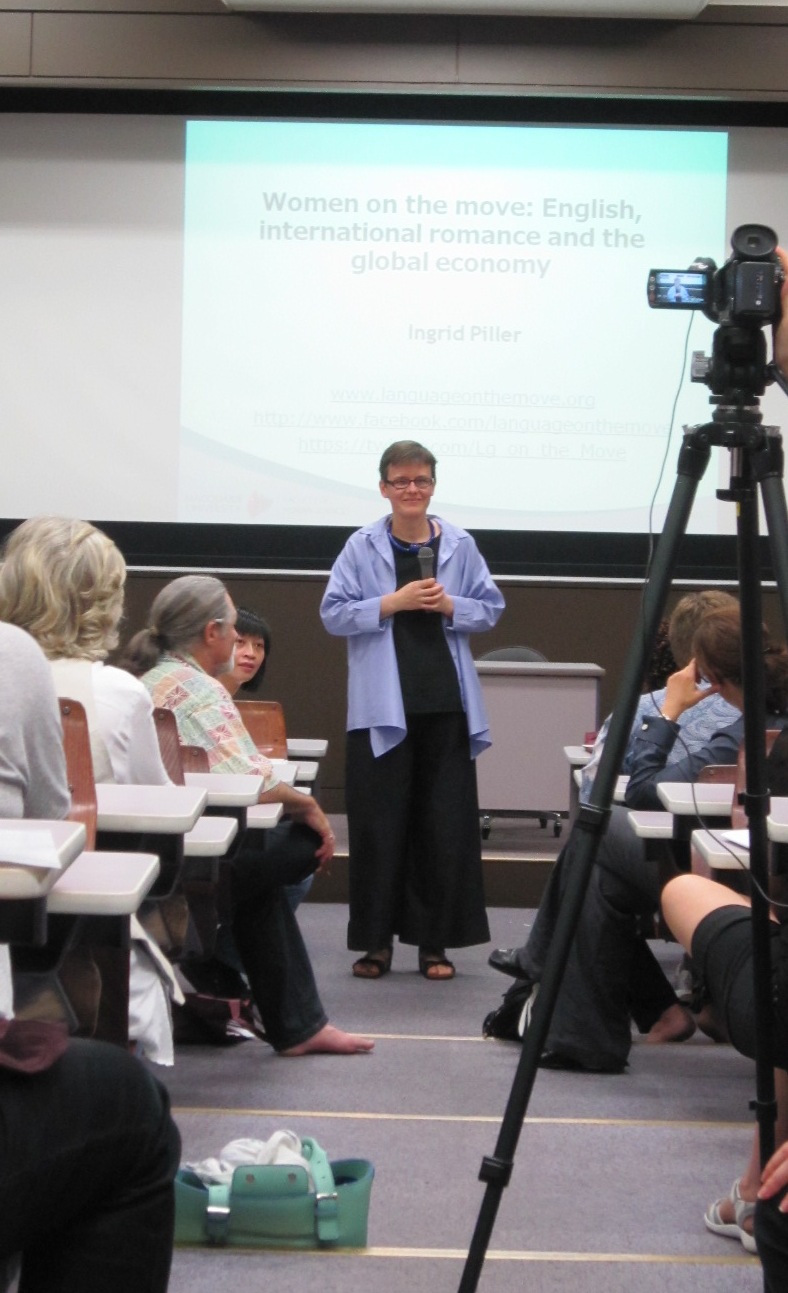 Ingrid Piller at IGALA 2010 – Language on the Move