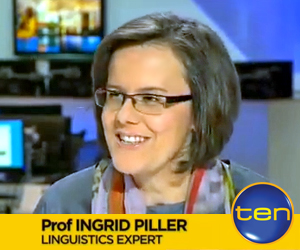 The bountiful benefits of being bilingual, Ingrid Piller on Channel Ten ...